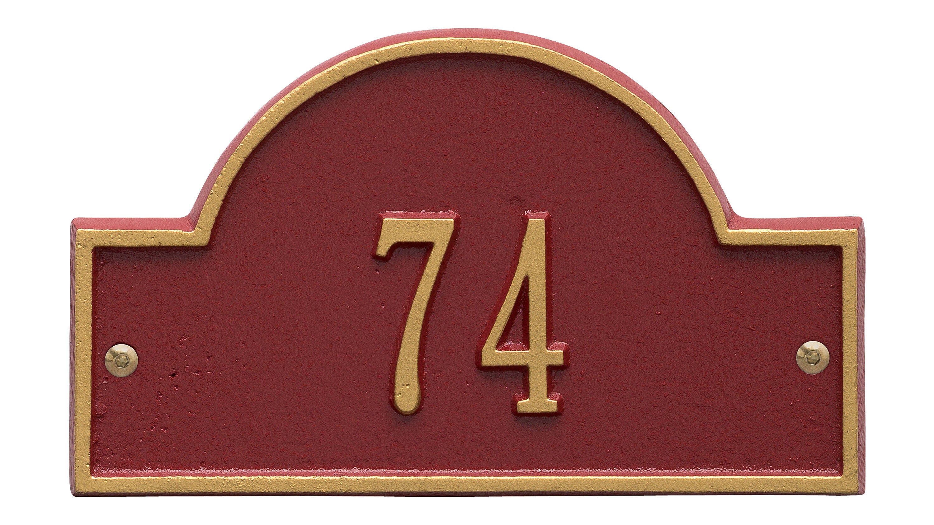 Arch Address Plaques by Whitehall Products – Rational Plaques