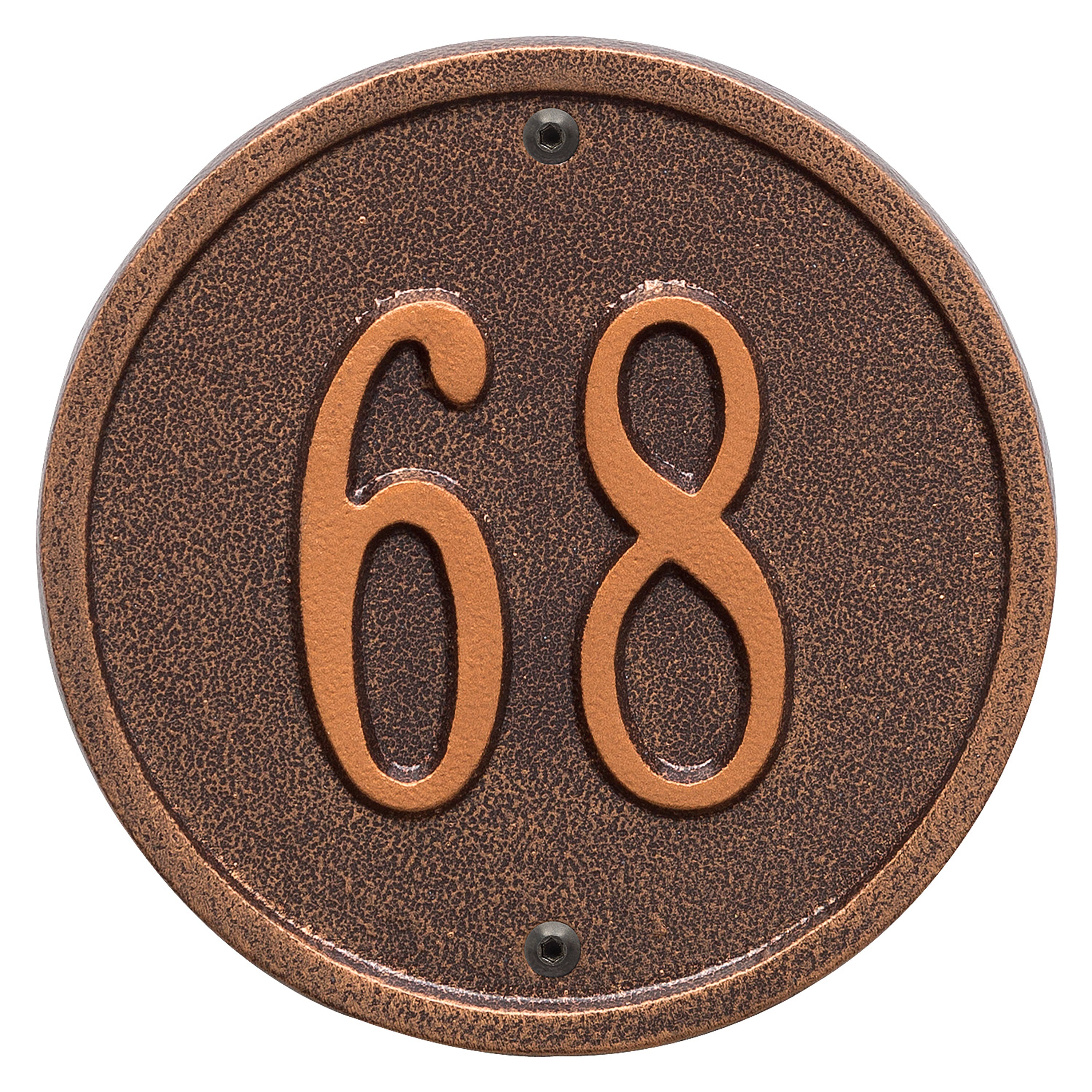 Round Address Plaques – Rational Plaques