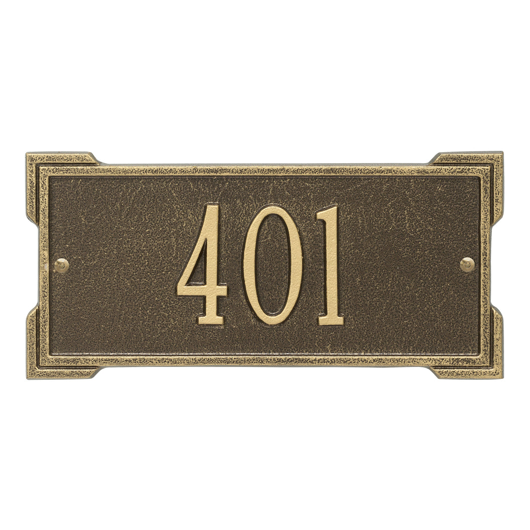 Rectangle Address Plaques – Rational Plaques