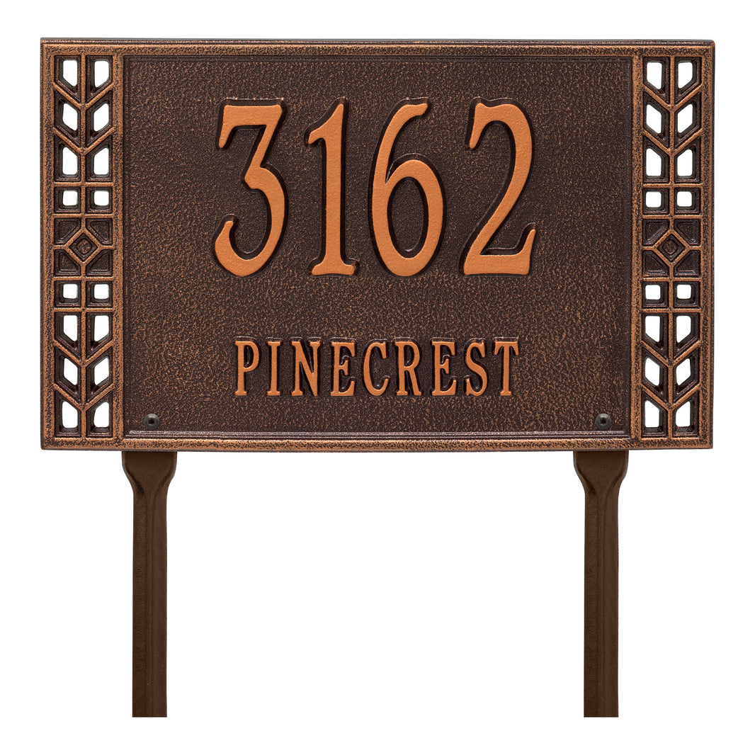 Rectangle Address Plaques – Rational Plaques